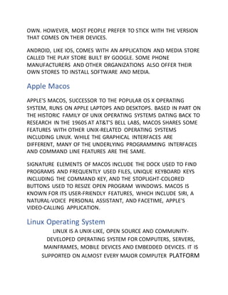 Operating system | DOCX