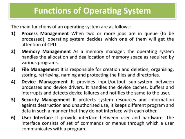 Operating system | PPT