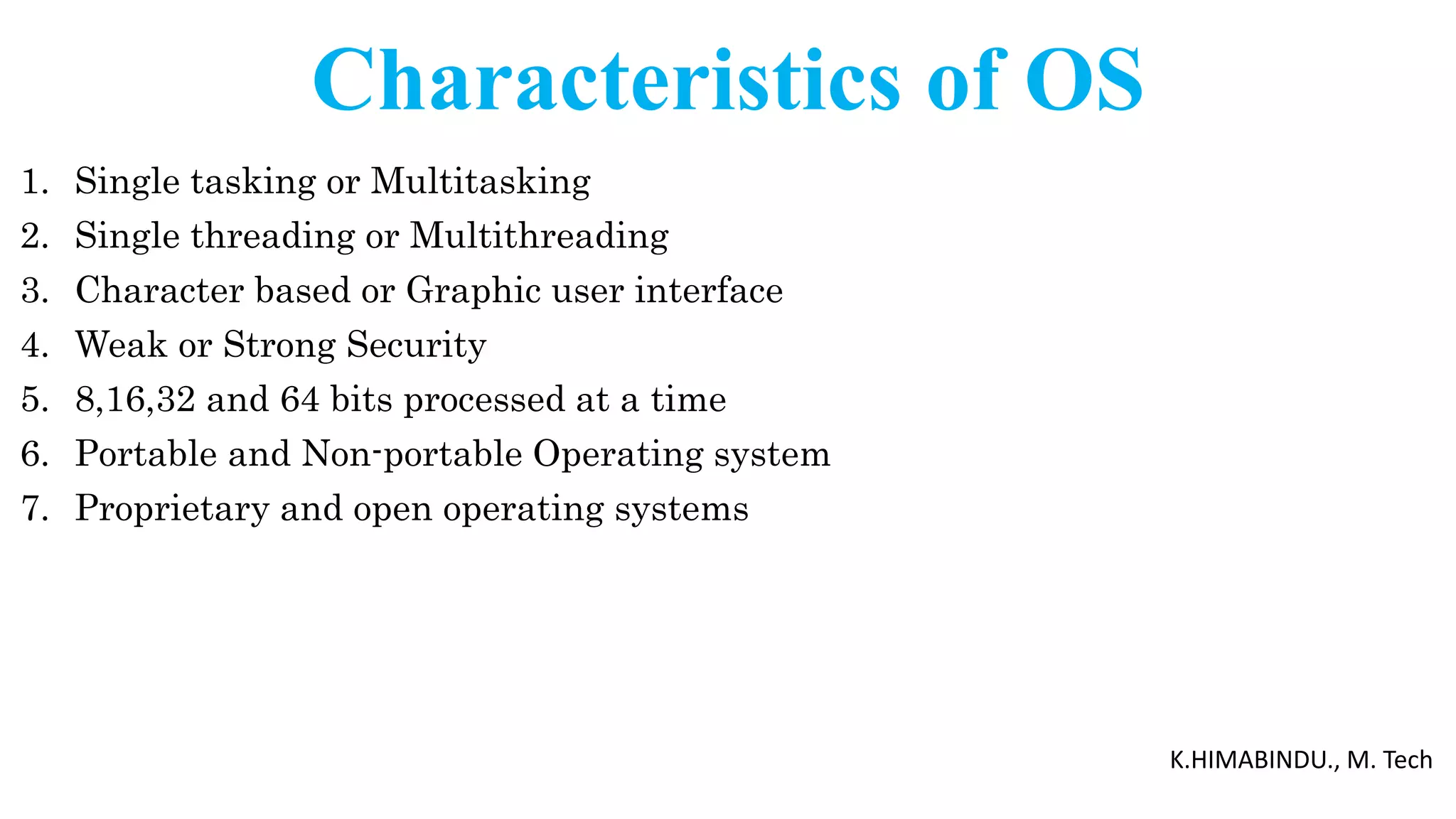 Operating system | PPTX