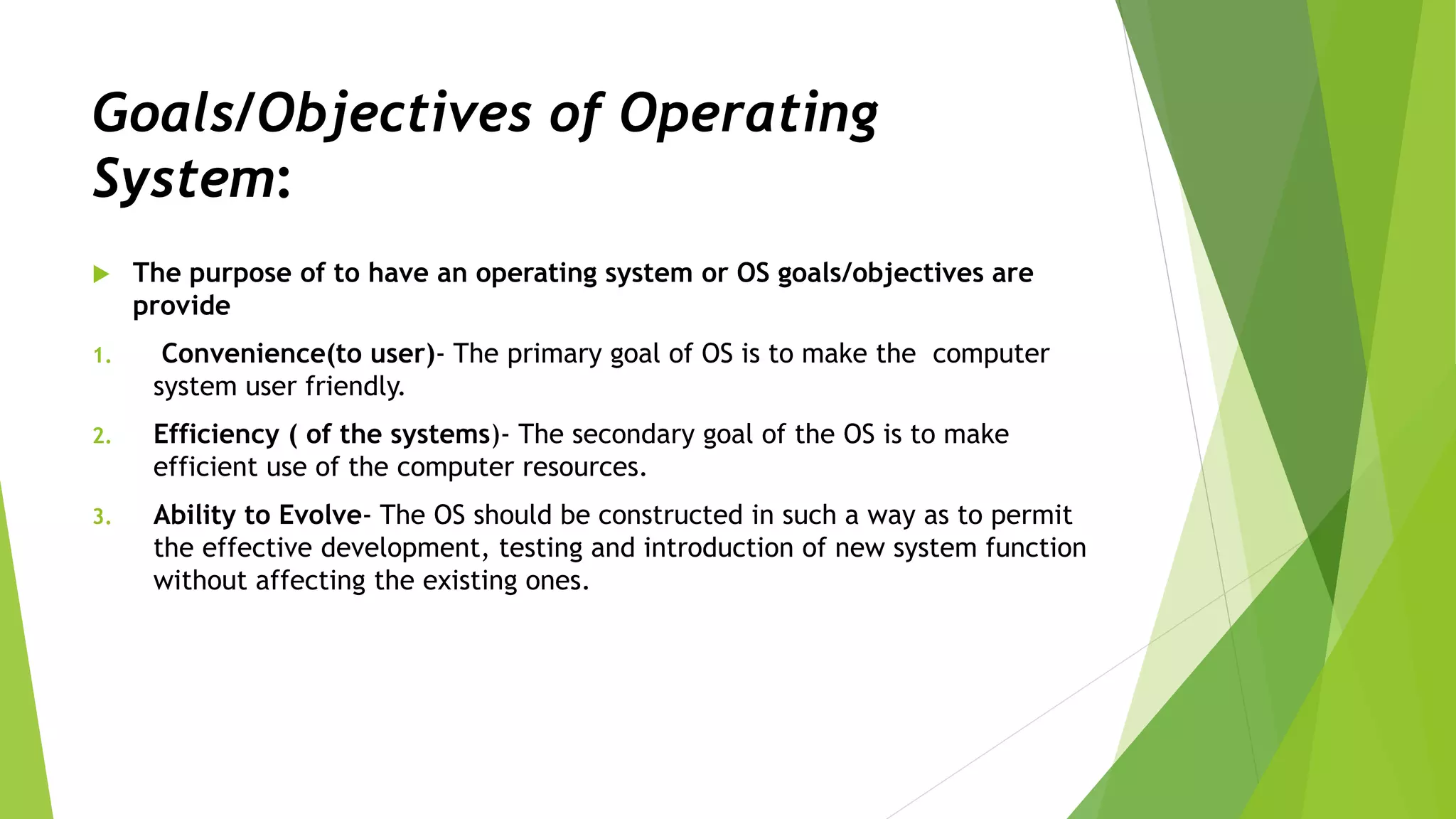 Presentation On Operating system | PPTX