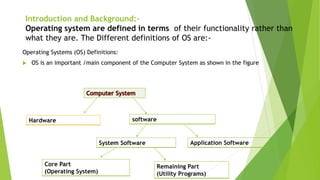 Presentation On Operating system | PPTX