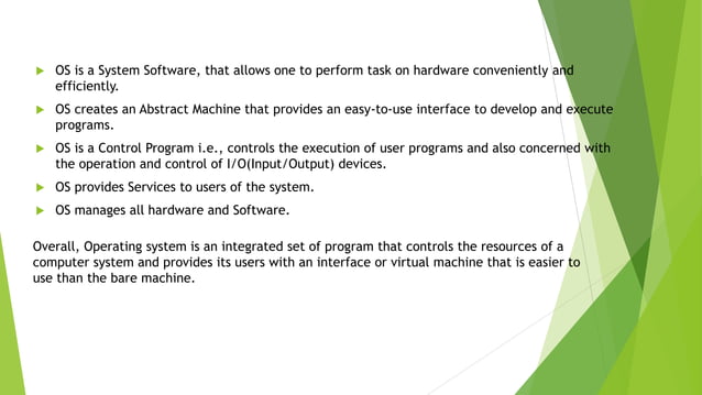 Presentation On Operating system | PPT