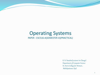 Operating system | PPT