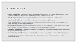 Operating system.pptx | Operating Systems | Computer Software and Applications