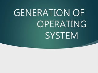 operatingsystem.pptx | Computing | Technology & Computing