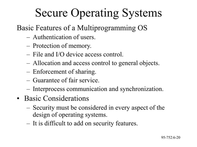 OperatingSystem.ppt | Operating Systems | Computer Software and Applications