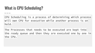 Multilevel queue scheduling | PDF