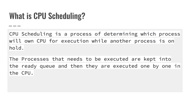 Multilevel queue scheduling | PDF