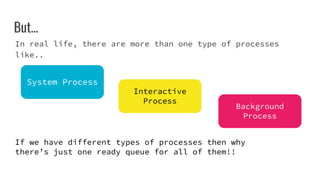 Multilevel queue scheduling | PDF