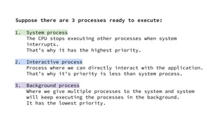 Multilevel queue scheduling | PDF