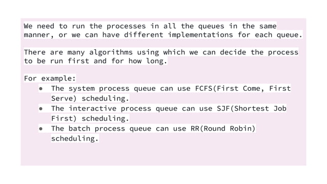 Multilevel Queue Scheduling Ppt Free Download 8192