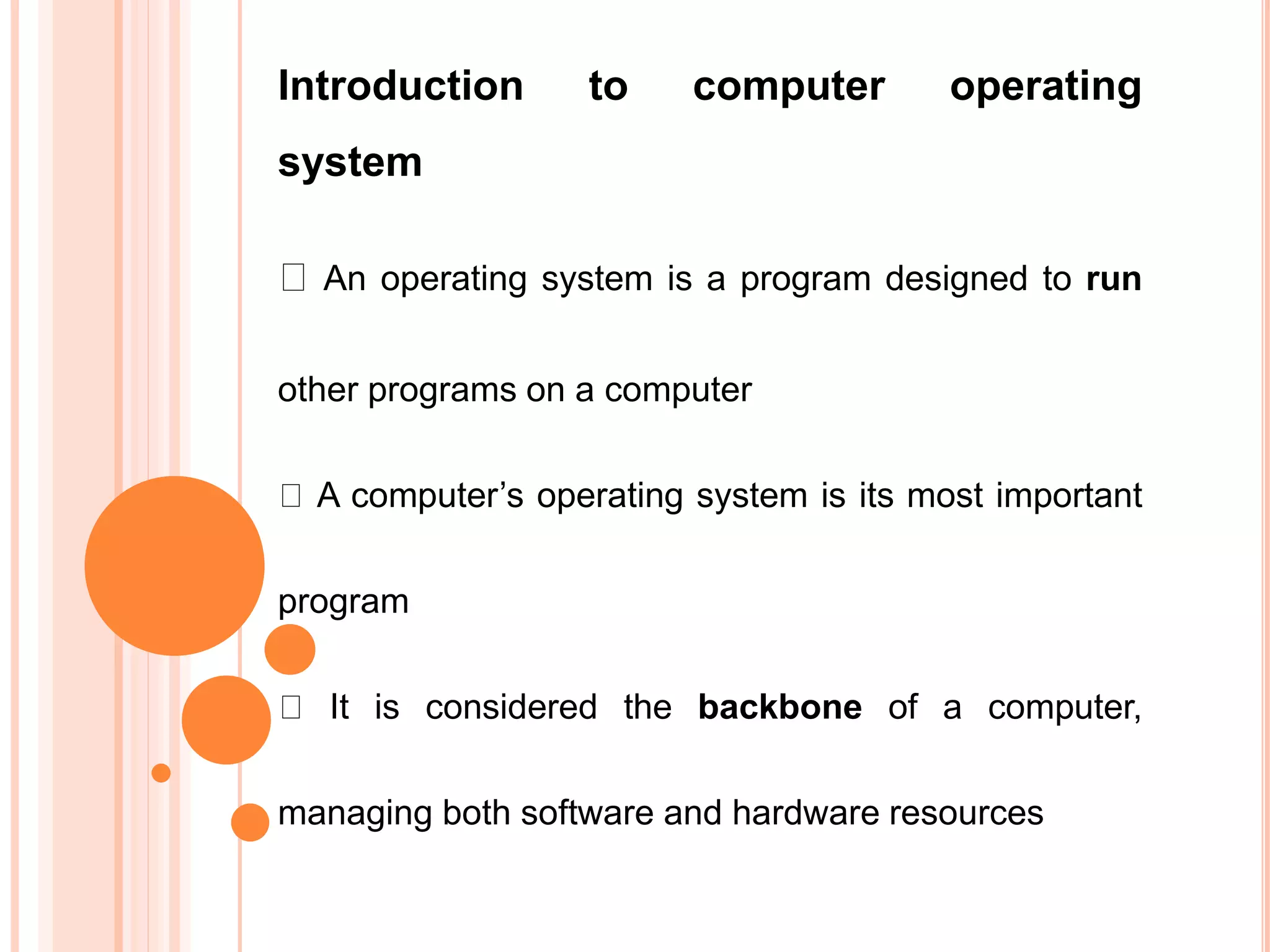 operating system - OS | PPTX