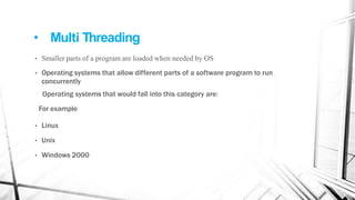 Operating System windows installation and driver update slides | PPTX