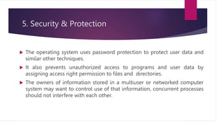 Basic operating systems in computer and it's uses | PPT
