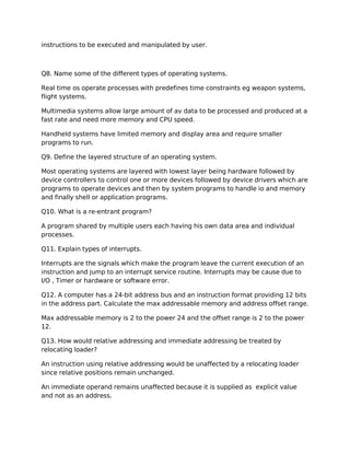 Operating system. short answes and Interview questions .pdf