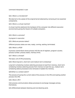 Operating system. short answes and Interview questions .pdf