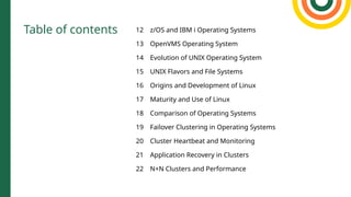 Exploring Operating Systems: From Evolution to Security | PPT
