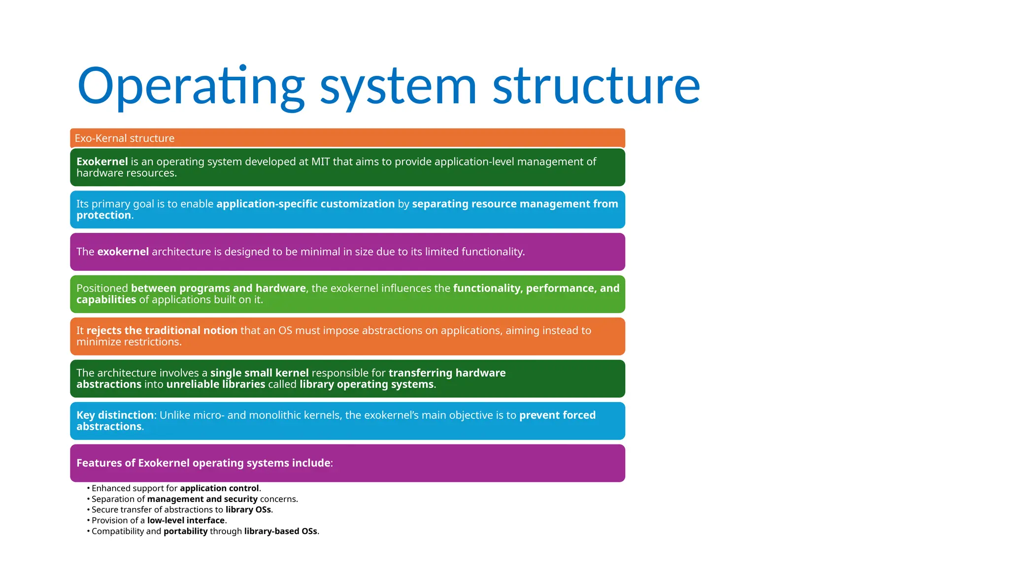 Operating System, types, objectives, goals and functions | PPTX