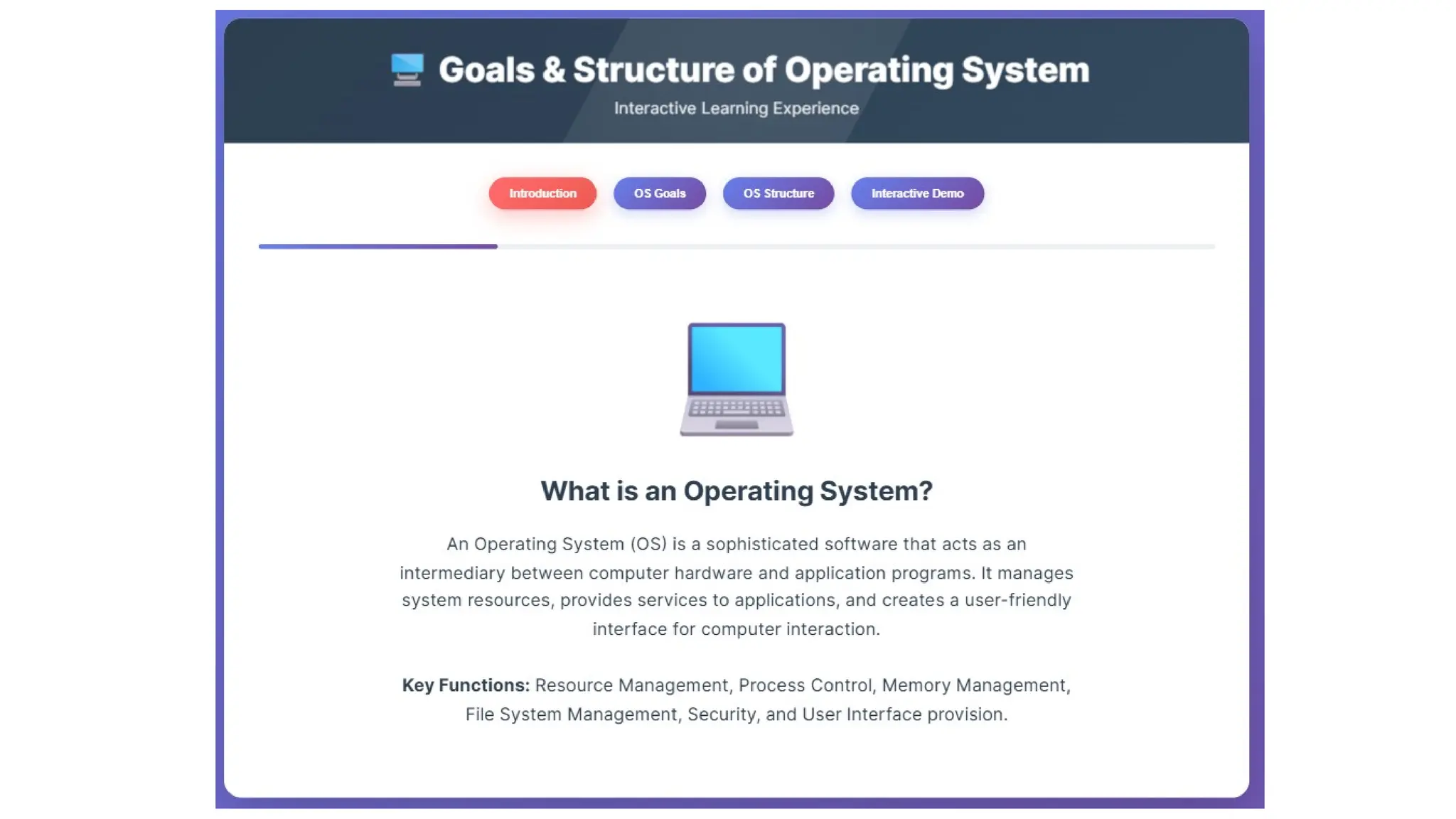 Operating System, types, objectives, goals and functions | PPTX