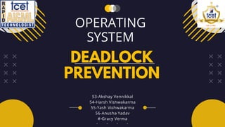 OPERATING SYSTEM deadlock prevention techniques | PPT