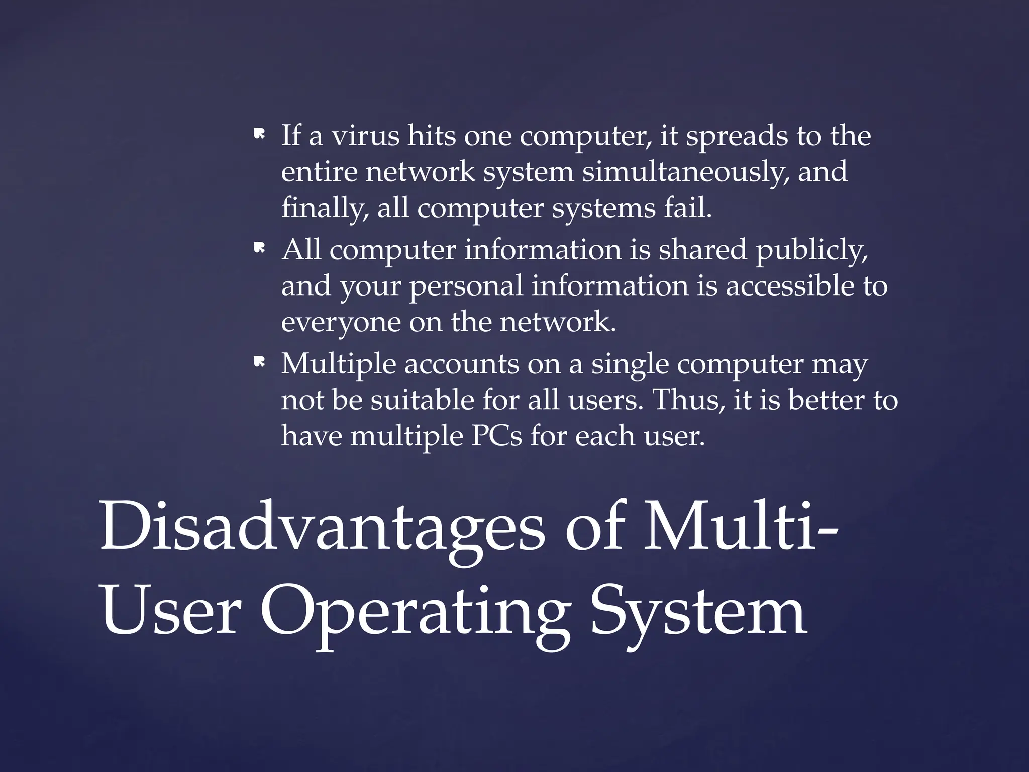 Operating System to control the overall computer in system | PPT