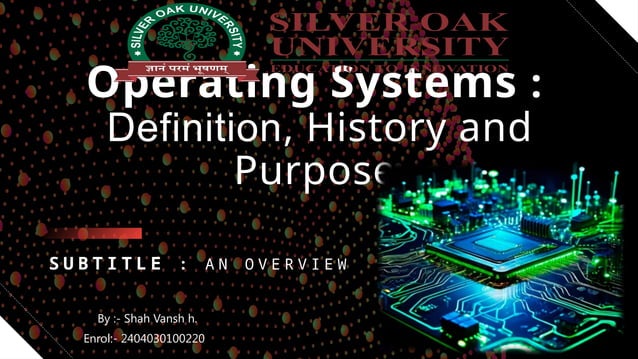 The Brain Behind Your Device: A Deep Dive into Operating Systems | PPTX