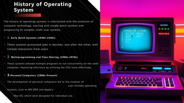 The Brain Behind Your Device: A Deep Dive into Operating Systems | PPTX