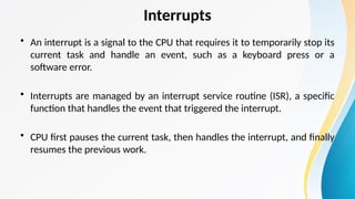 Introduction to Operating System Concept | PPTX