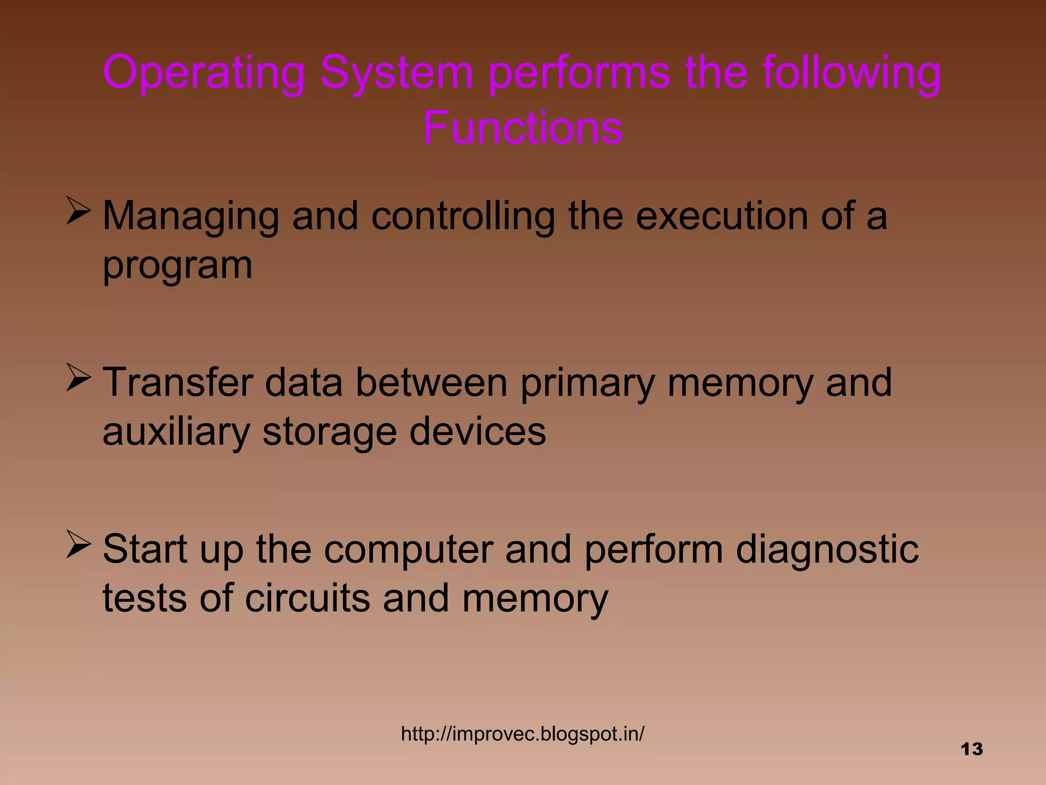 Operating system | PPT
