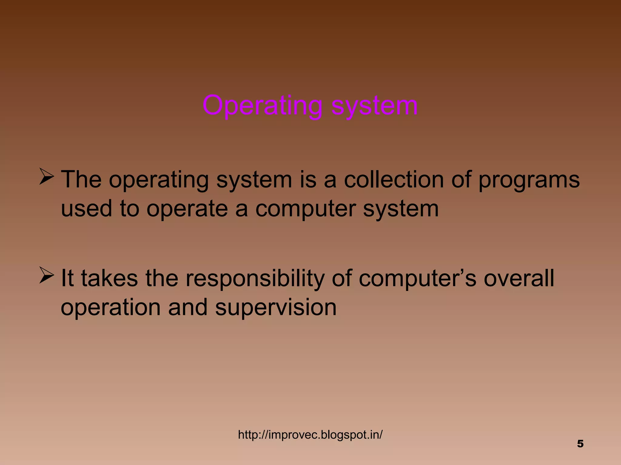 Operating system | PPT
