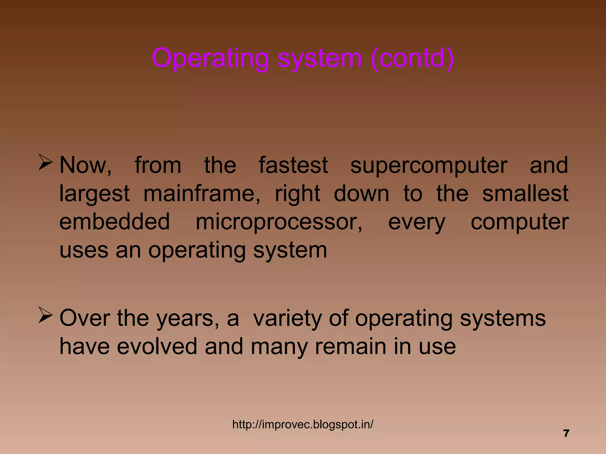Operating system | PPT