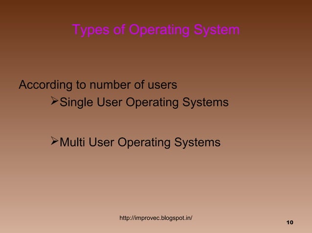 Operating system | PPT