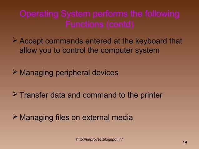 Operating system | PPT