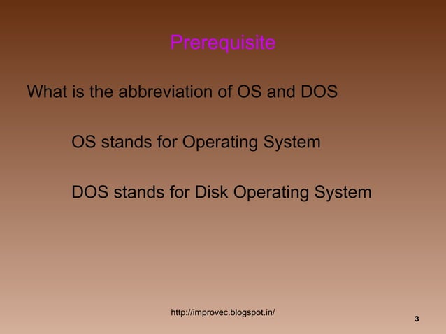Operating system | PPT | Free Download