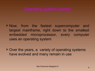 Operating system | PPT