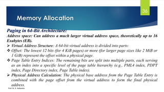 Operating System Concepts-Memory Management by Dr. K. Adisesha | PDF