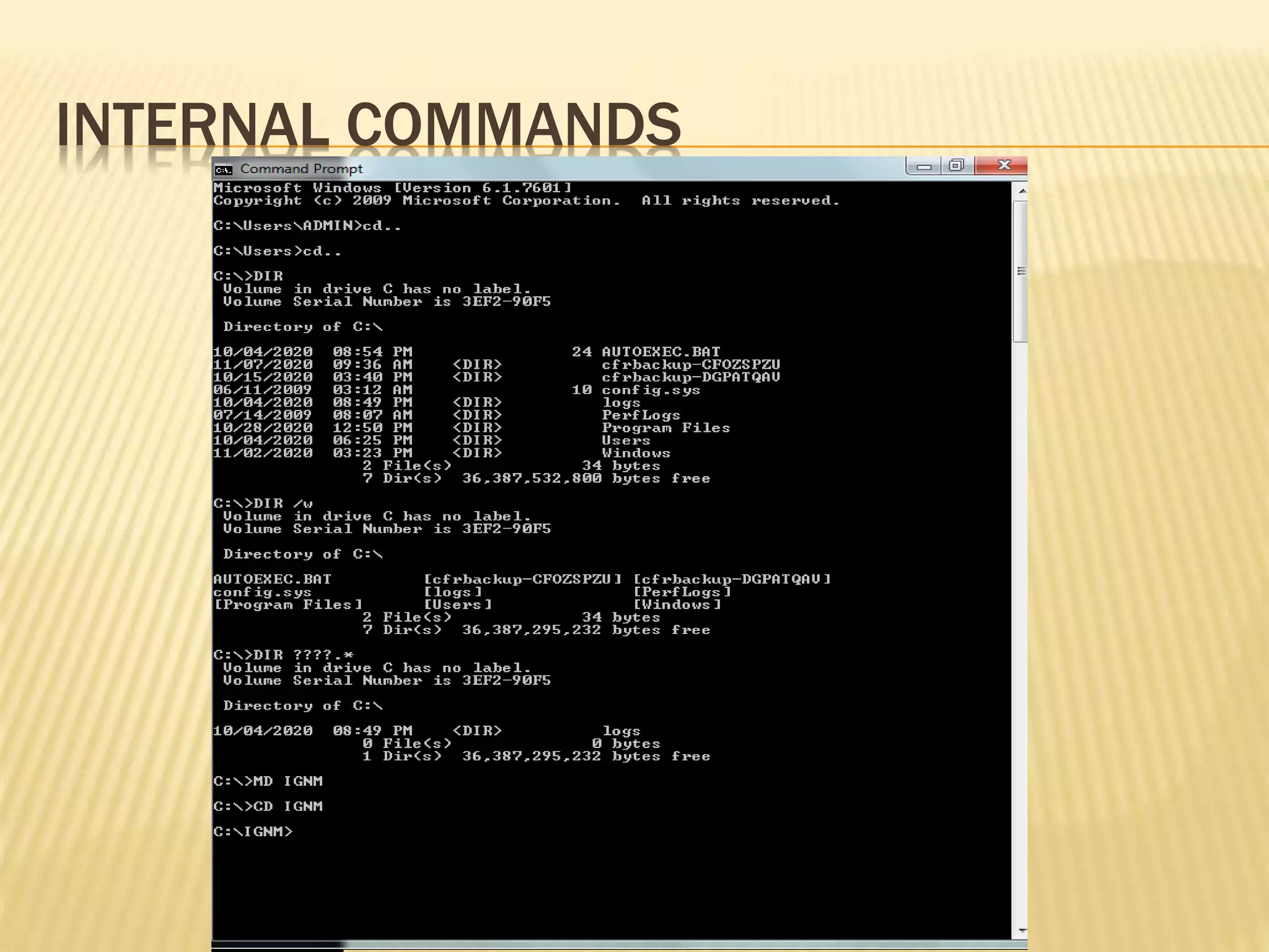 Operating System Dospptx Operating Systems Computer Software And Applications