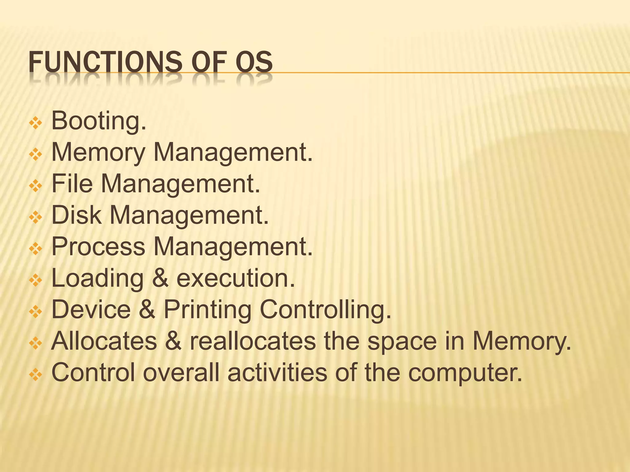 Operating System - DOS.pptx | Operating Systems | Computer Software and Applications