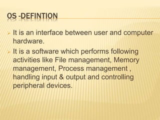Operating System - DOS.pptx | Operating Systems | Computer Software and Applications