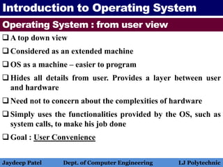 Operating system introduction to operating system | PPTX