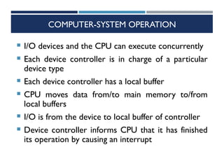 Computer Science, Operating System - Lecture 1 slides | PPTX | Computing | Technology & Computing