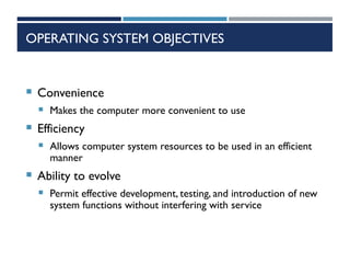 Computer Science, Operating System - Lecture 1 slides | PPTX ...