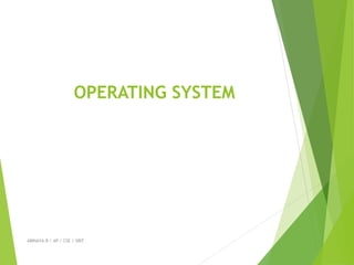 OPERATING SYSTEM-UNIT 1.pptxSystem Calls | PPT