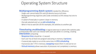 Operating System-Unit1-Introduction to operating system | PDF