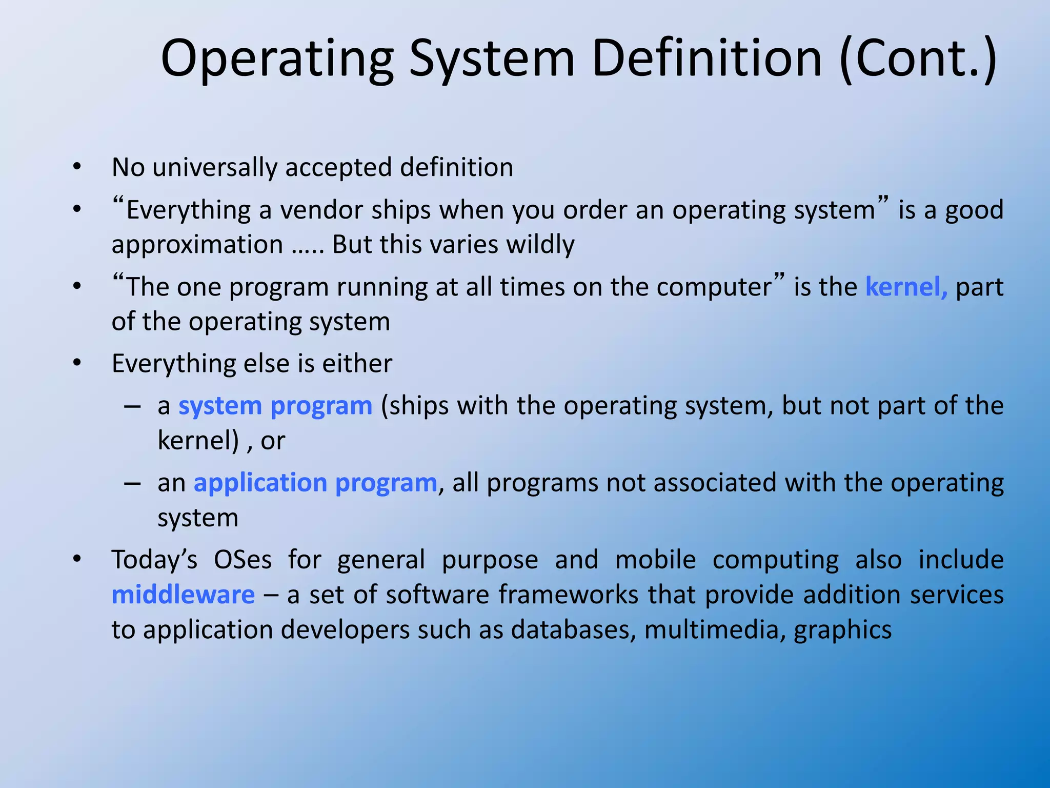 Operating system 02 os as an extended machine | PPTX