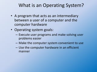 Operating system 02 os as an extended machine | PPTX