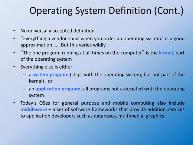 Operating system 02 os as an extended machine | PPTX