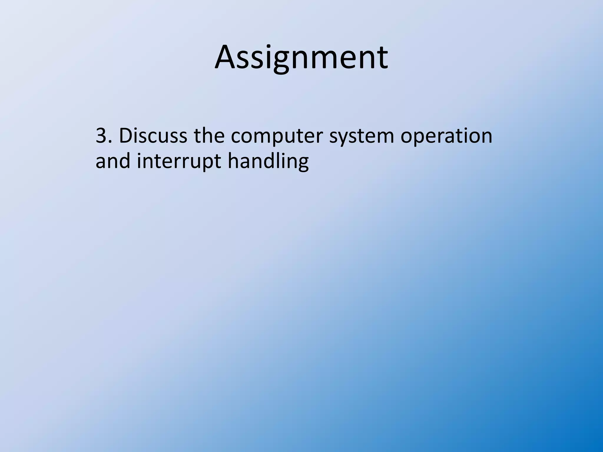 Operating System 03 Handling Of Interrupts Pptx Operating Systems Computer Software And