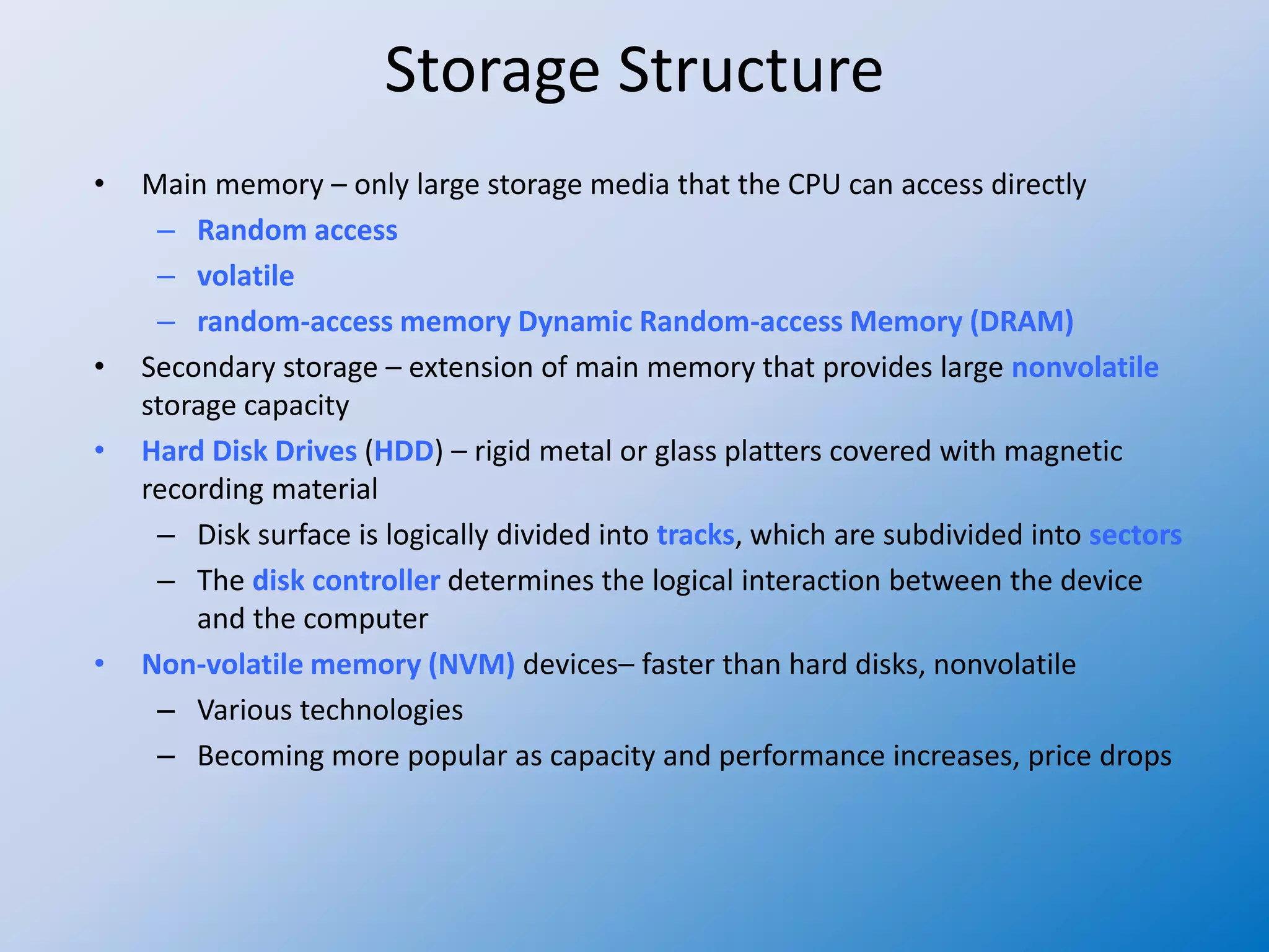 Operating system 04 storage structure and management | PPTX
