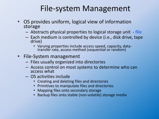 Operating system 05 functions of os | PPTX | Operating Systems ...